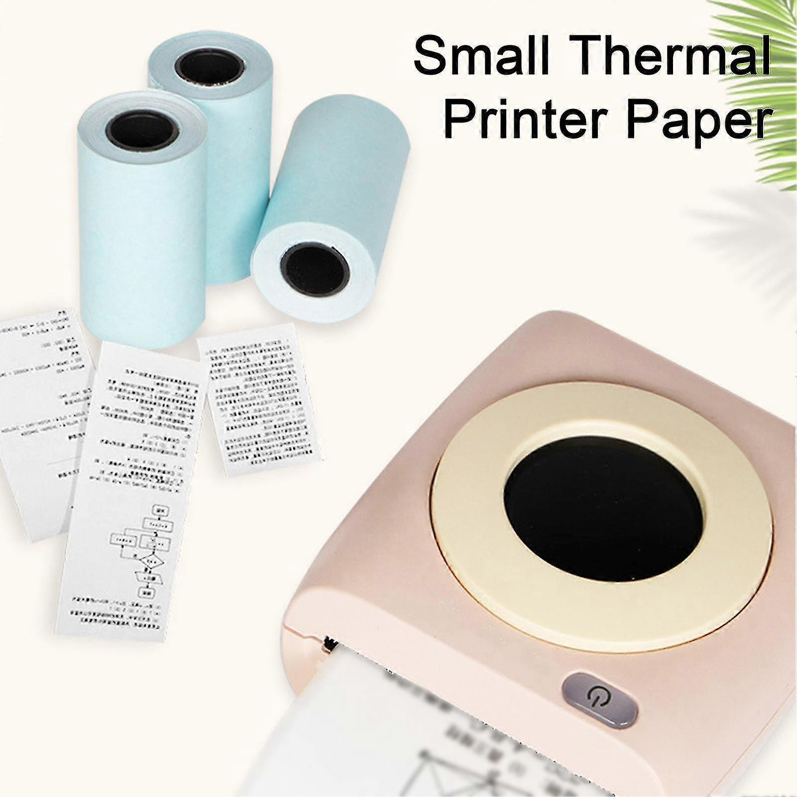 2024 10 Rolls 57x25mm Self-adhesive Thermal Paper Multipurpose Compact ...