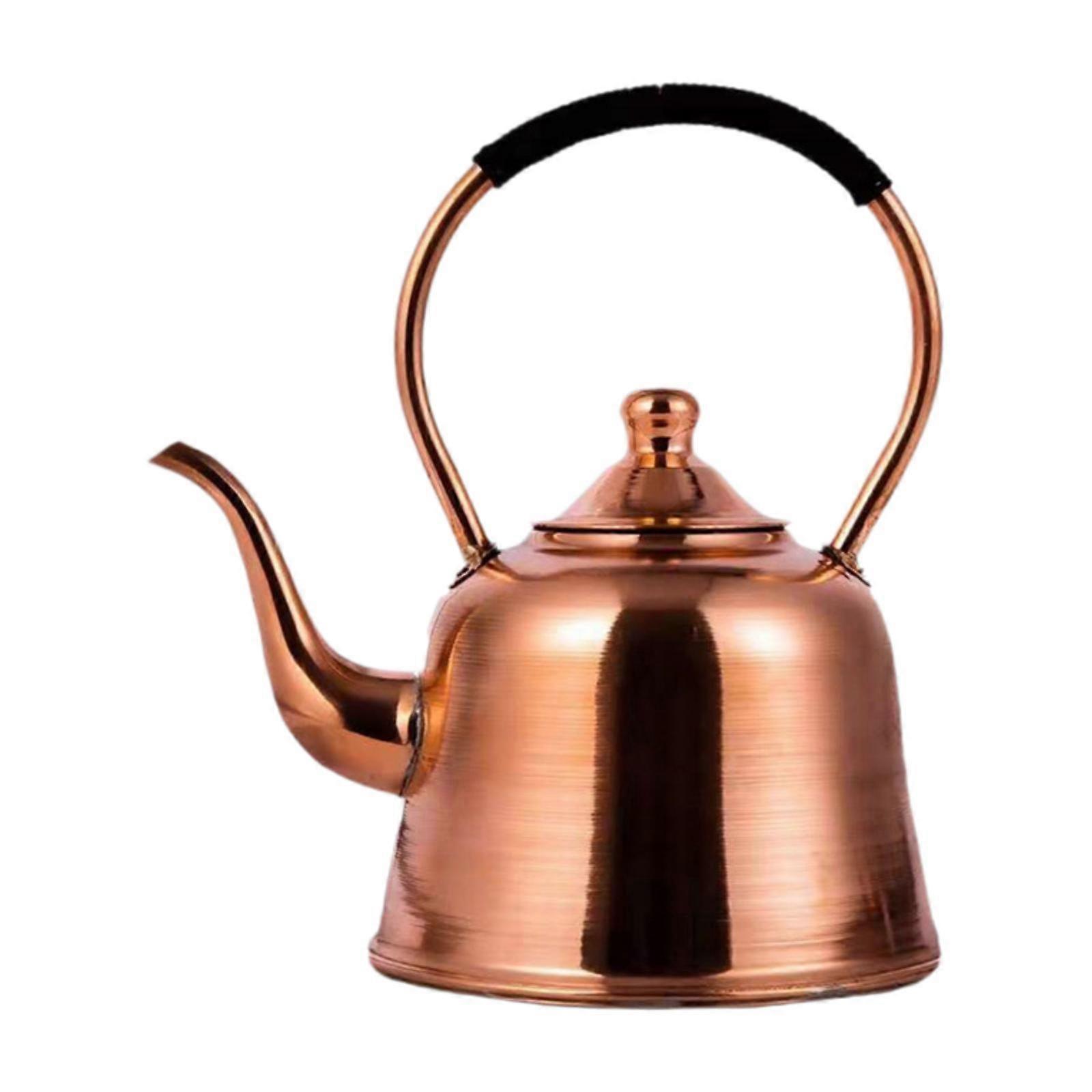 Tea Kettle 2.8L Handmade Copper Teapot for Induction Hob Stovetop Gas ...