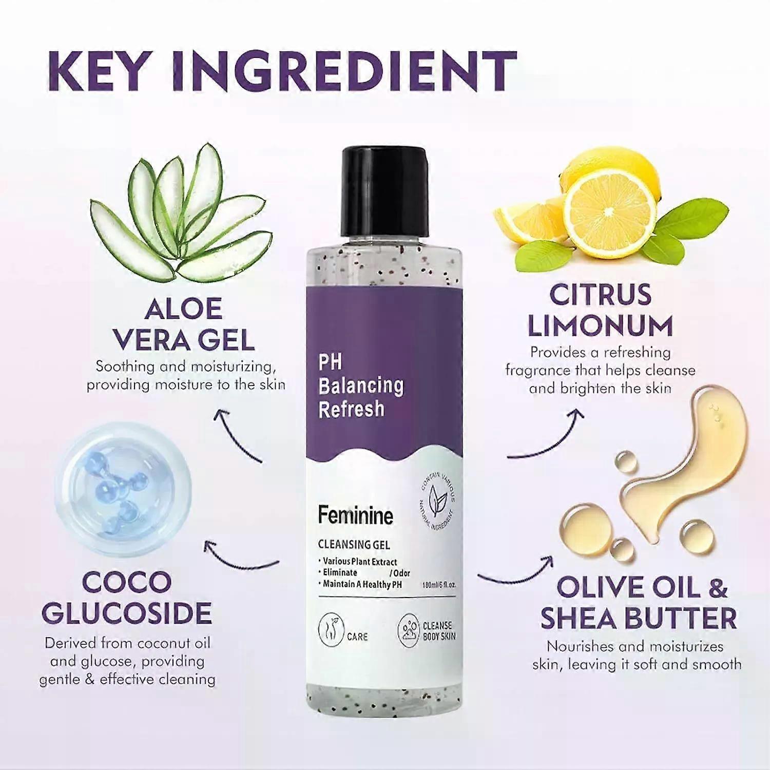 2025 Refresh pH Balance Feminine Wash with Natural & Organic Clean ...