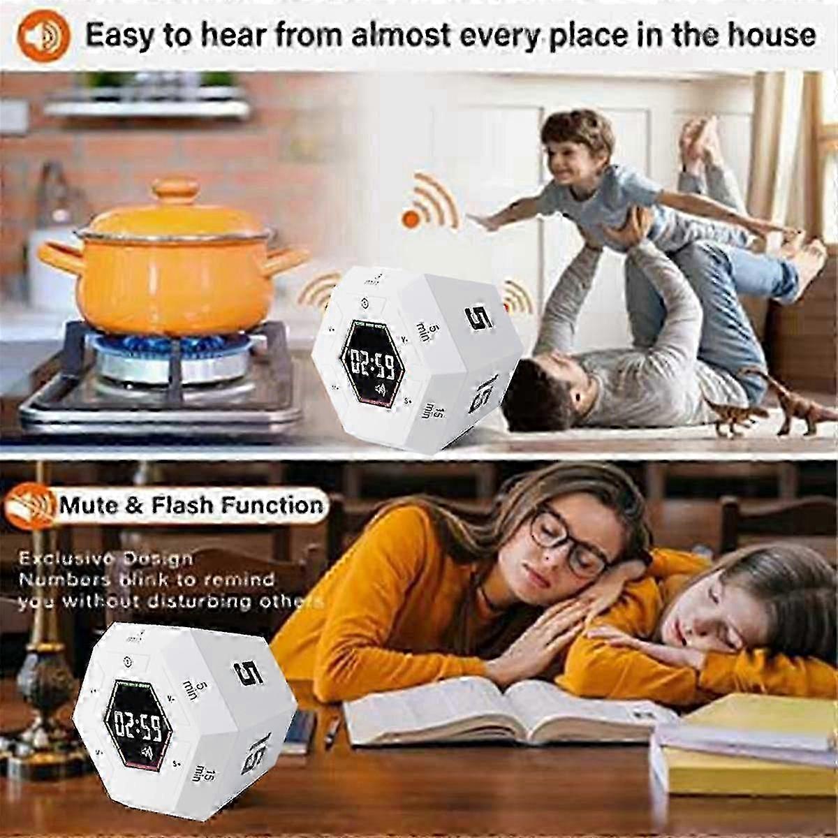 Pomodoro Timer, Productivity Timer,3, 5, 15, 30, 45, 60 Minute Preset ...