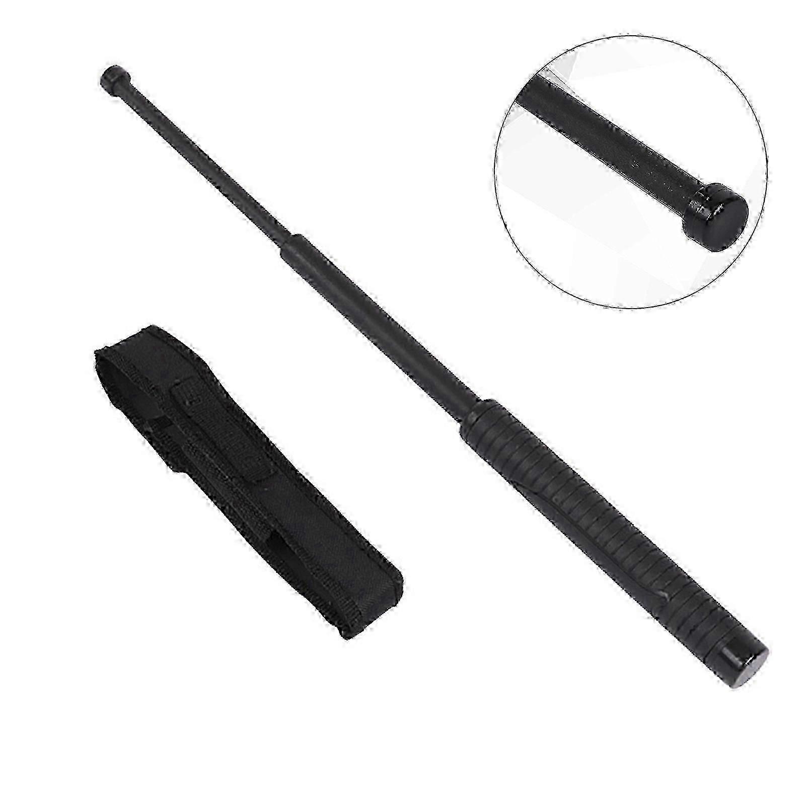 Telescopic Stick Black 26in 3 Section Rubber Handle Strong PVC Quick ...