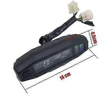 Lcd Digital Motorcycle Multi Gauge Bar Speedometer Odo Tachometer Gea ...