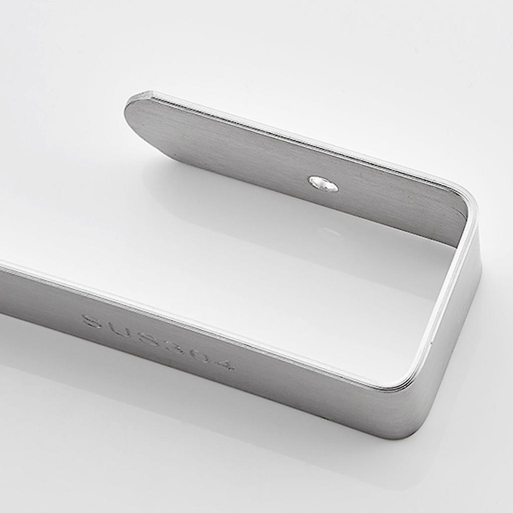 Rustfrit stål vægmonteret toilet håndklædeholder holder badehåndklæde ...