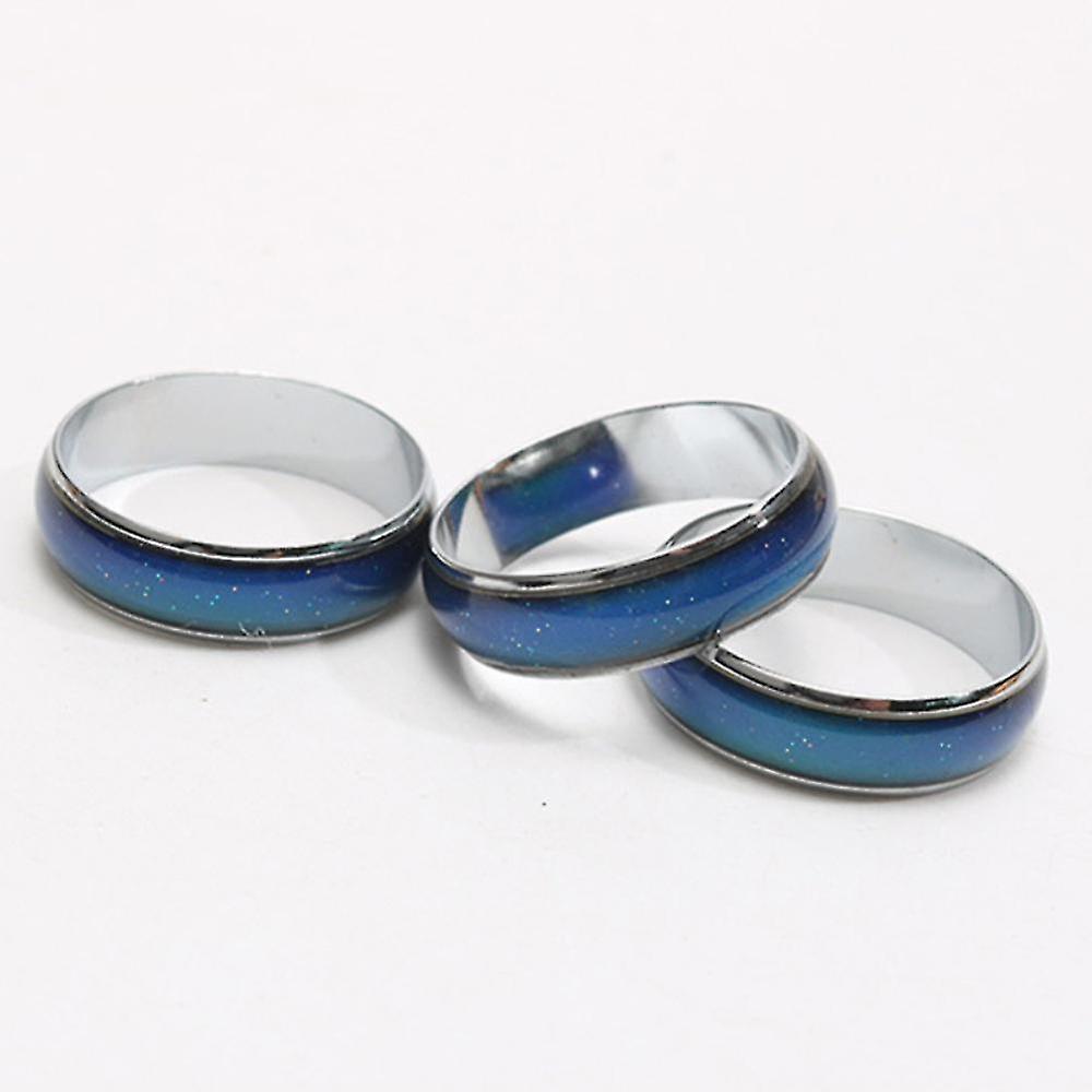 Unisex Color Change Band Emotion Feeling Mood Temperature Ring Jewelry ...