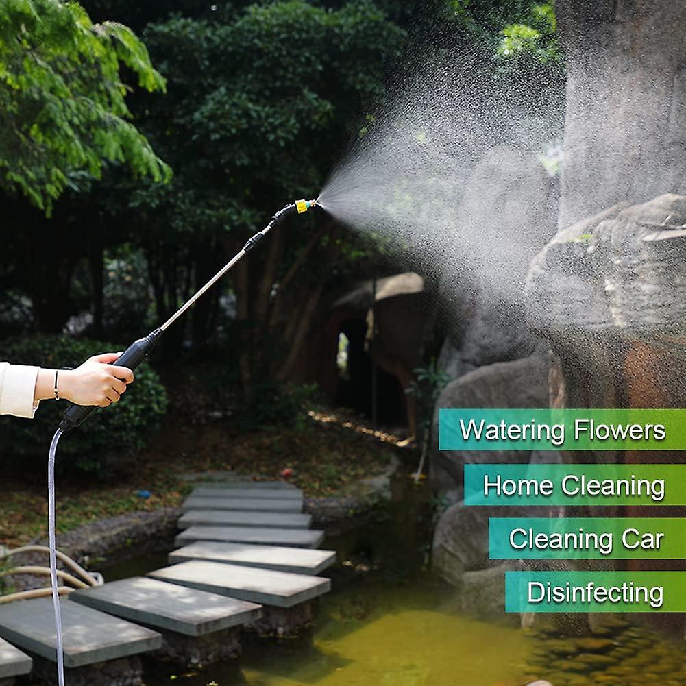 Rechargeable Portable Garden Sprayer With Nozzle And 2/3/5m Hose Multi ...