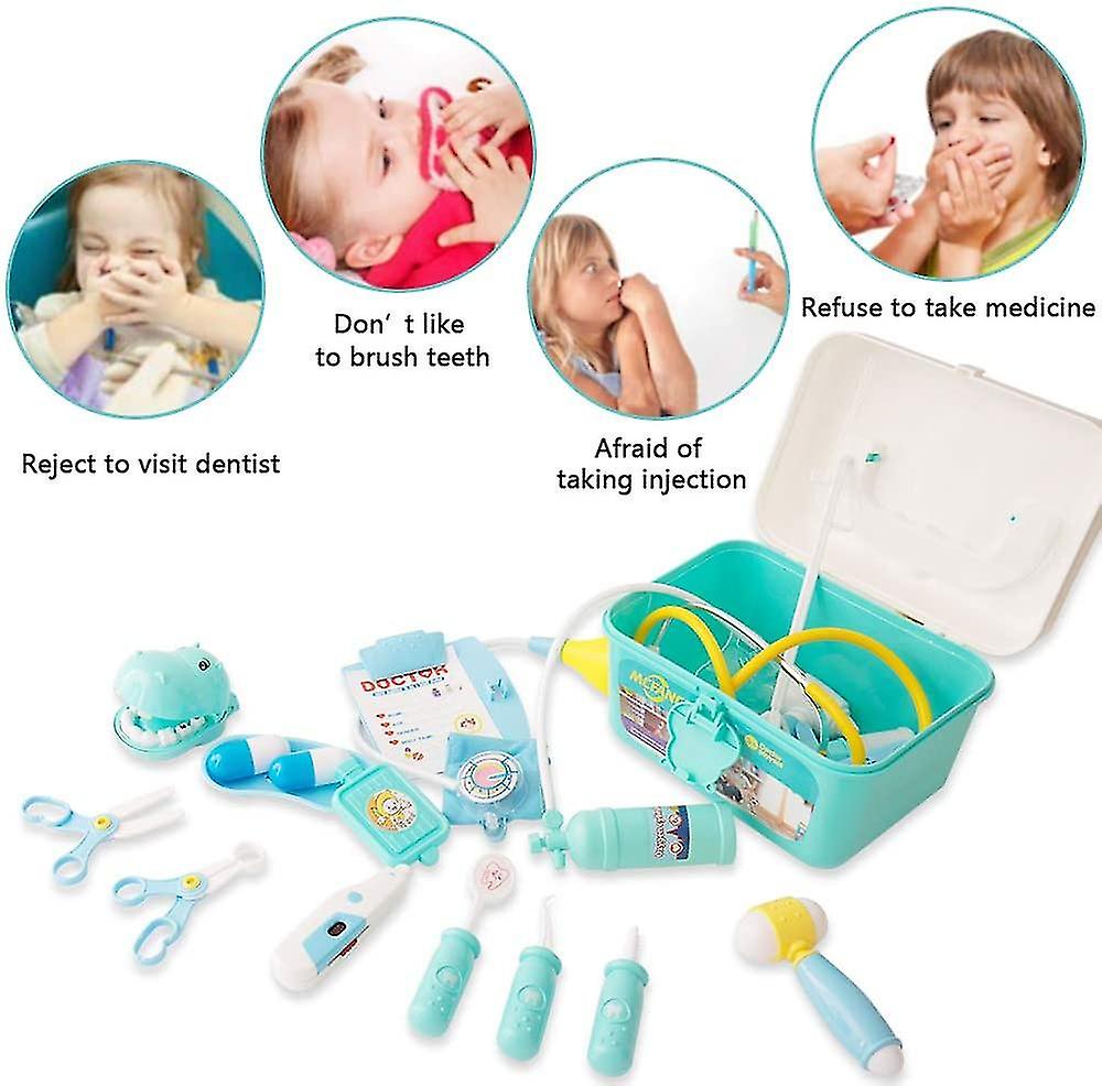 Doctor Toy Kits 48pcs Pretend Play Doctor Kit Toys Stethoscope Medical ...
