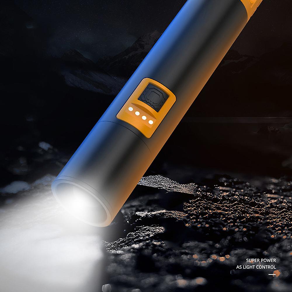 Multi-functional Flashlight Quick Charging Telescopic Zoom Flashlight ...