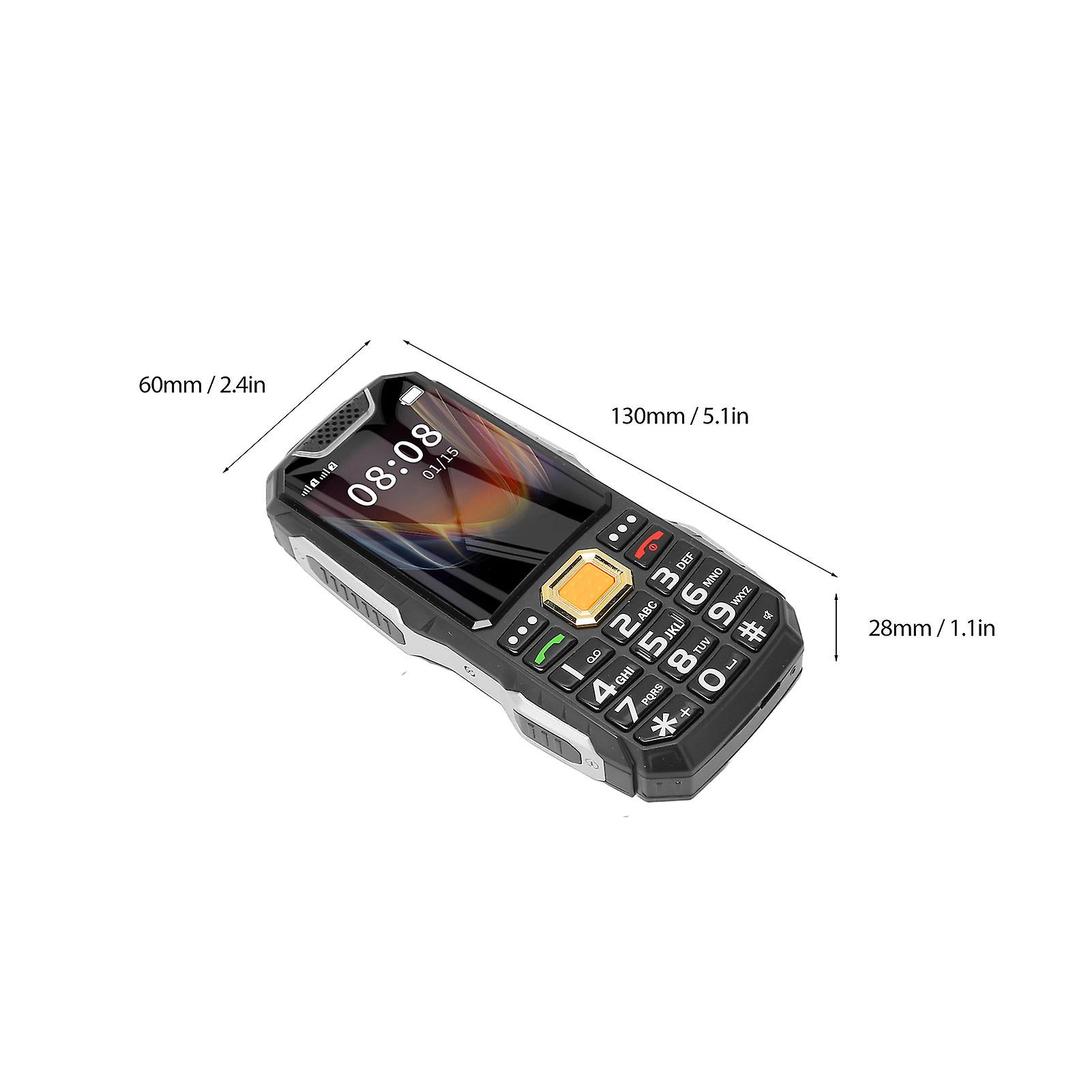 Big Button 2G Senior Cell Phone Dual SIM Card 2400mah Unlocked Cell ...