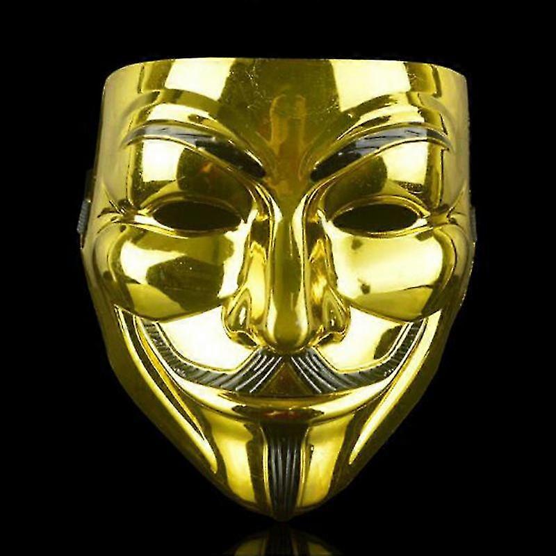 Anonymous Hacker V-vendetta Mask Cosplay Face Cover Halloween Party ...