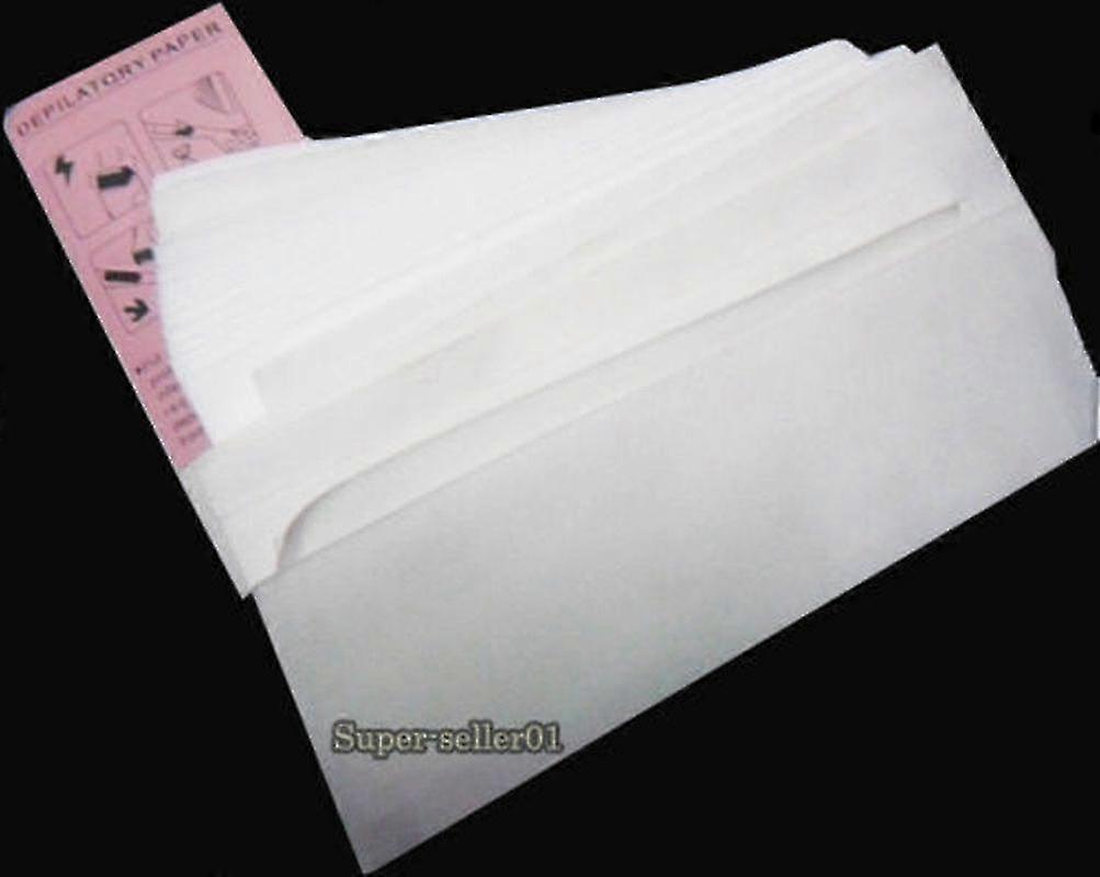 100pcs Hair Removal Depilatory Wax Strips Paper Nonwoven Body Cloth ...