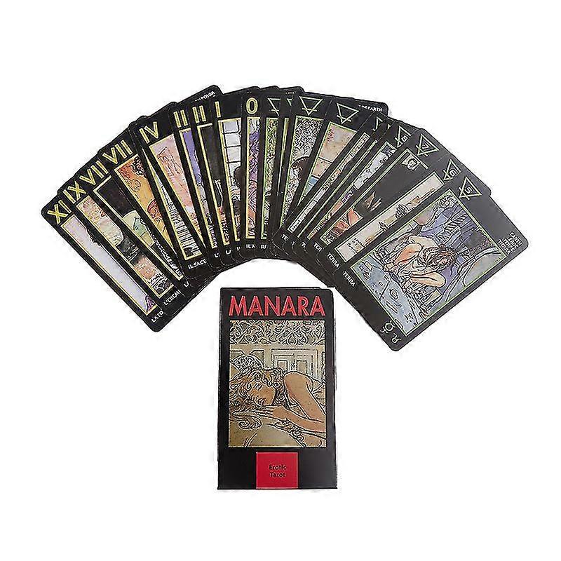 New Tarot Of Manara English Version Oracle Divination Fate Game Deck ...