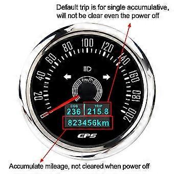 85MM GPS Speedometer with GPS Antenna 7Colors Backlight Digital LED ...