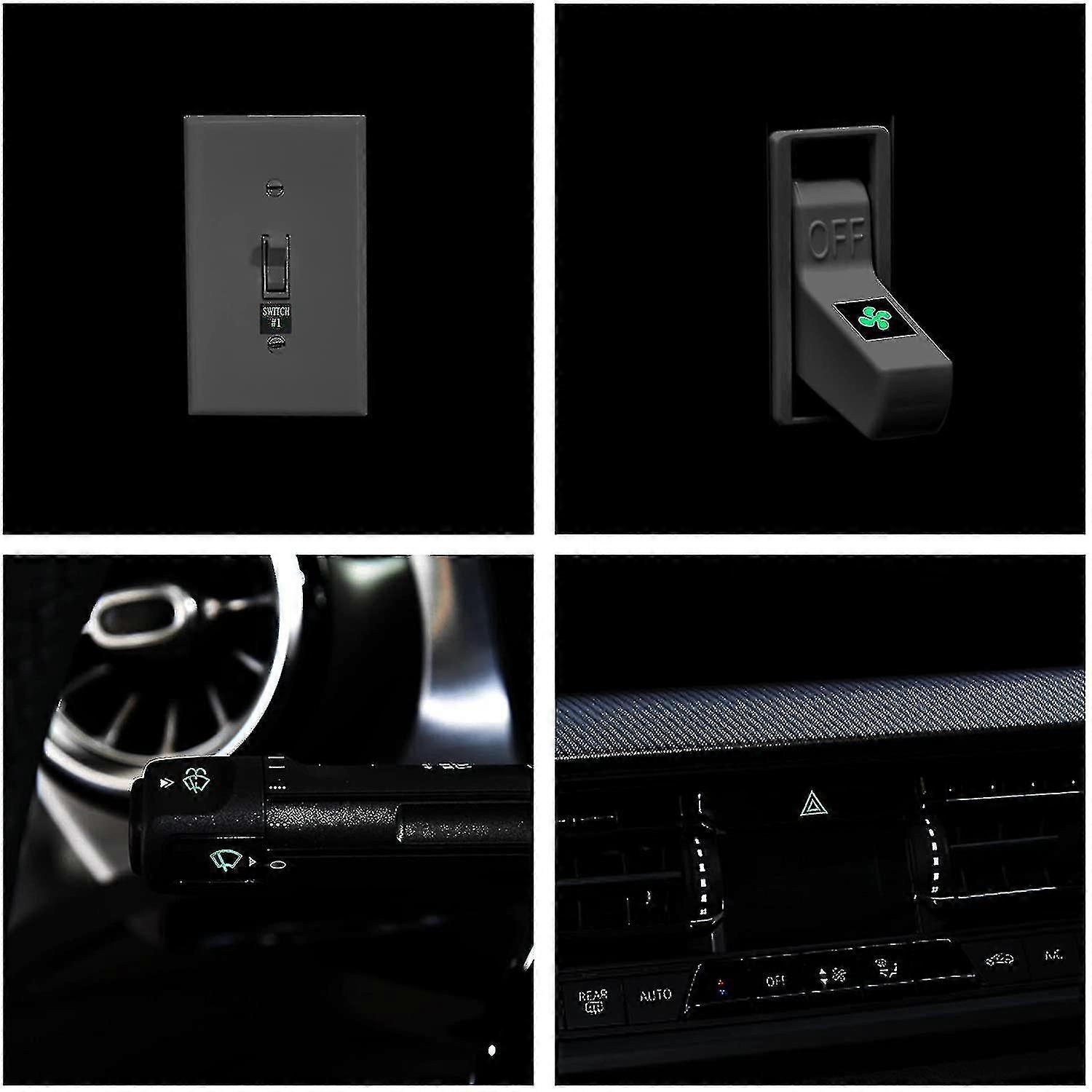 120 Sticker Rocker Switch Label Decal Circuit Panel Luminous Sticker ...