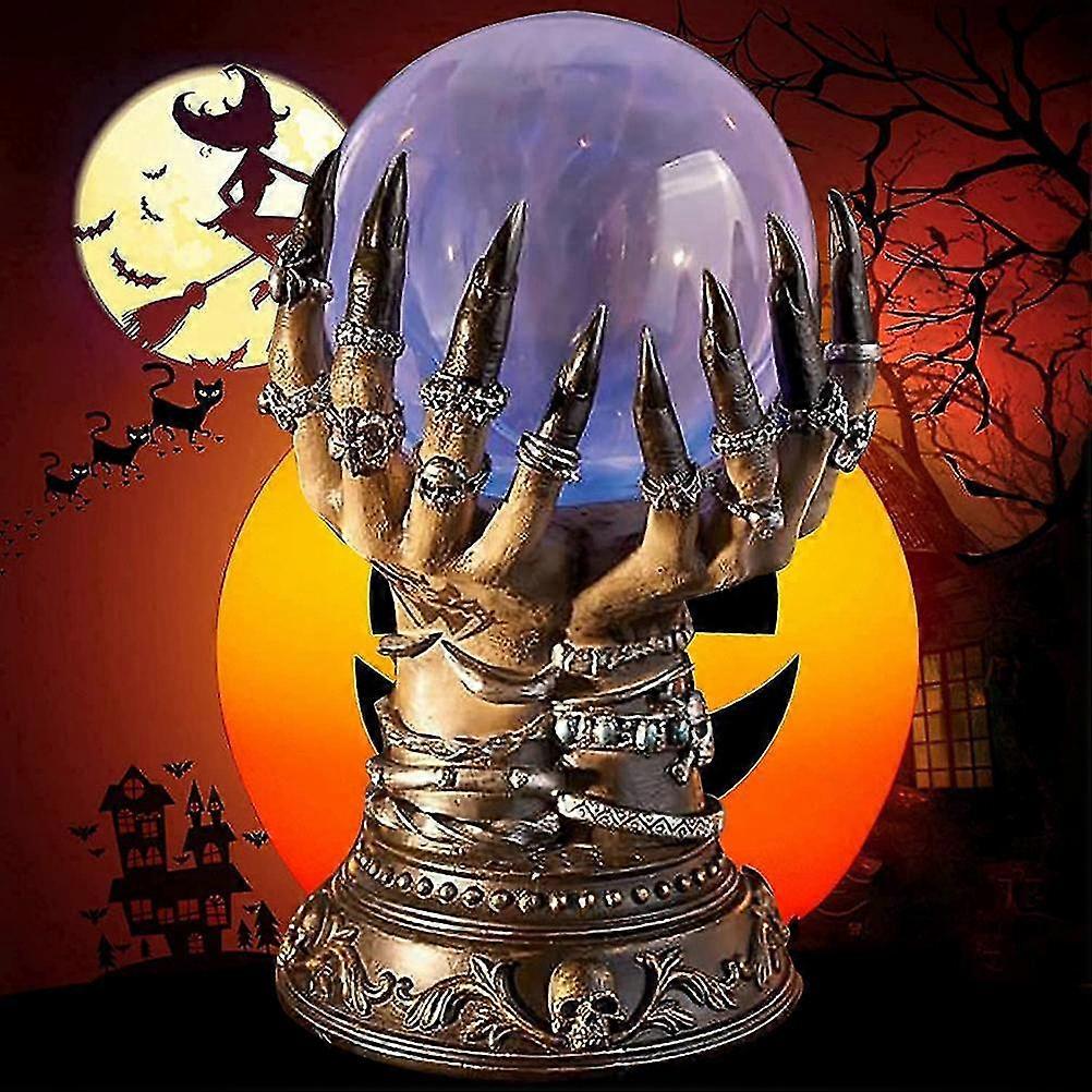 Halloween Crystal Ball Witch Celestial Crystal Ball Flashing Crystal ...