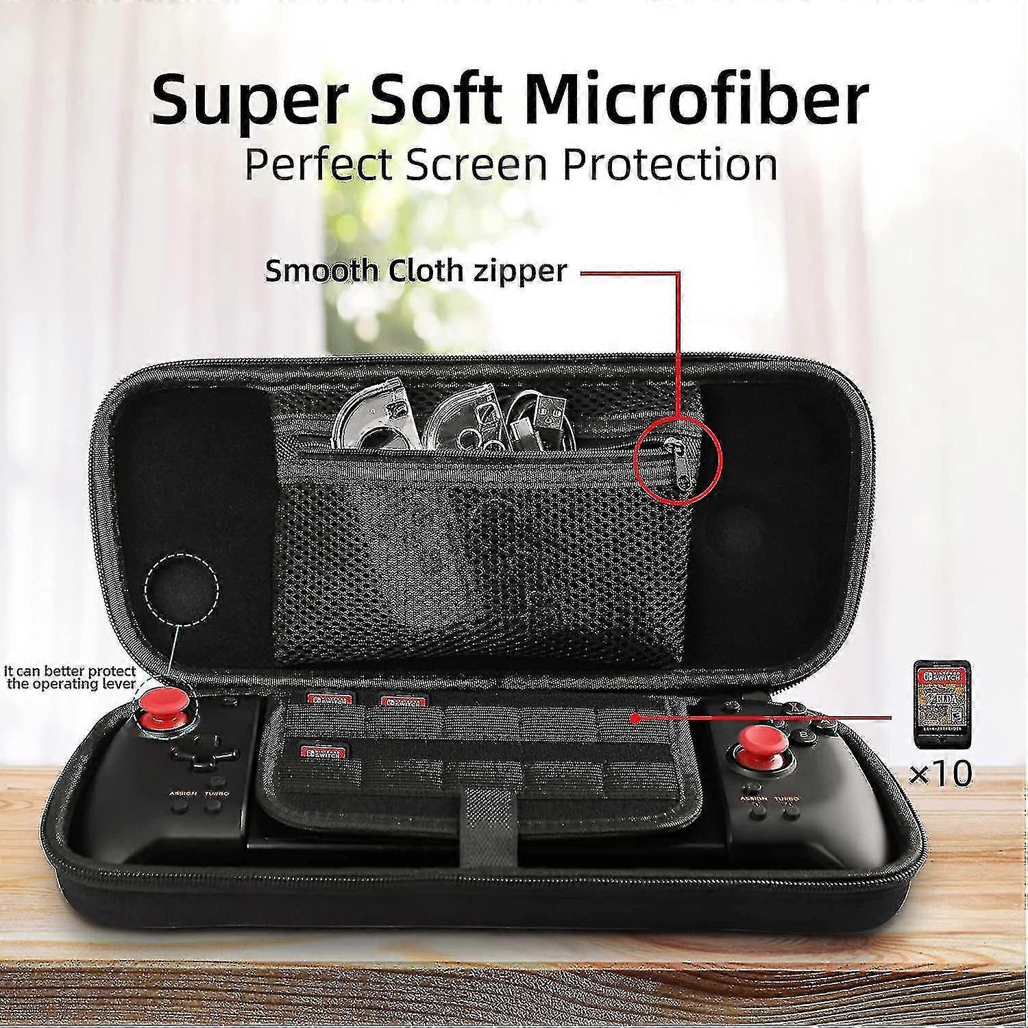 Portable Hard Shell Carrying Case For Hori Split Pad Pro With 10 Game ...