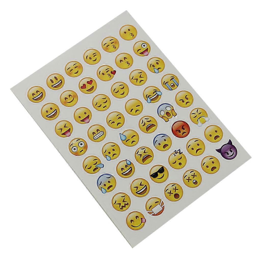 20 Sheets Die Cut Emoji Sticker for Phone Laptop Decor | Fruugo UK