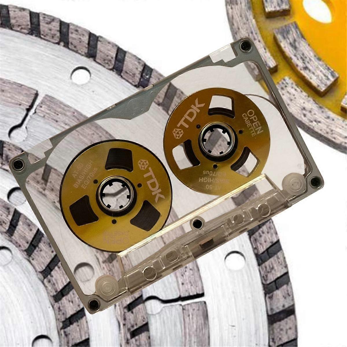 55 Minute Blank Tape Disk Double-Sided Metal Small Open Disk Blank ...