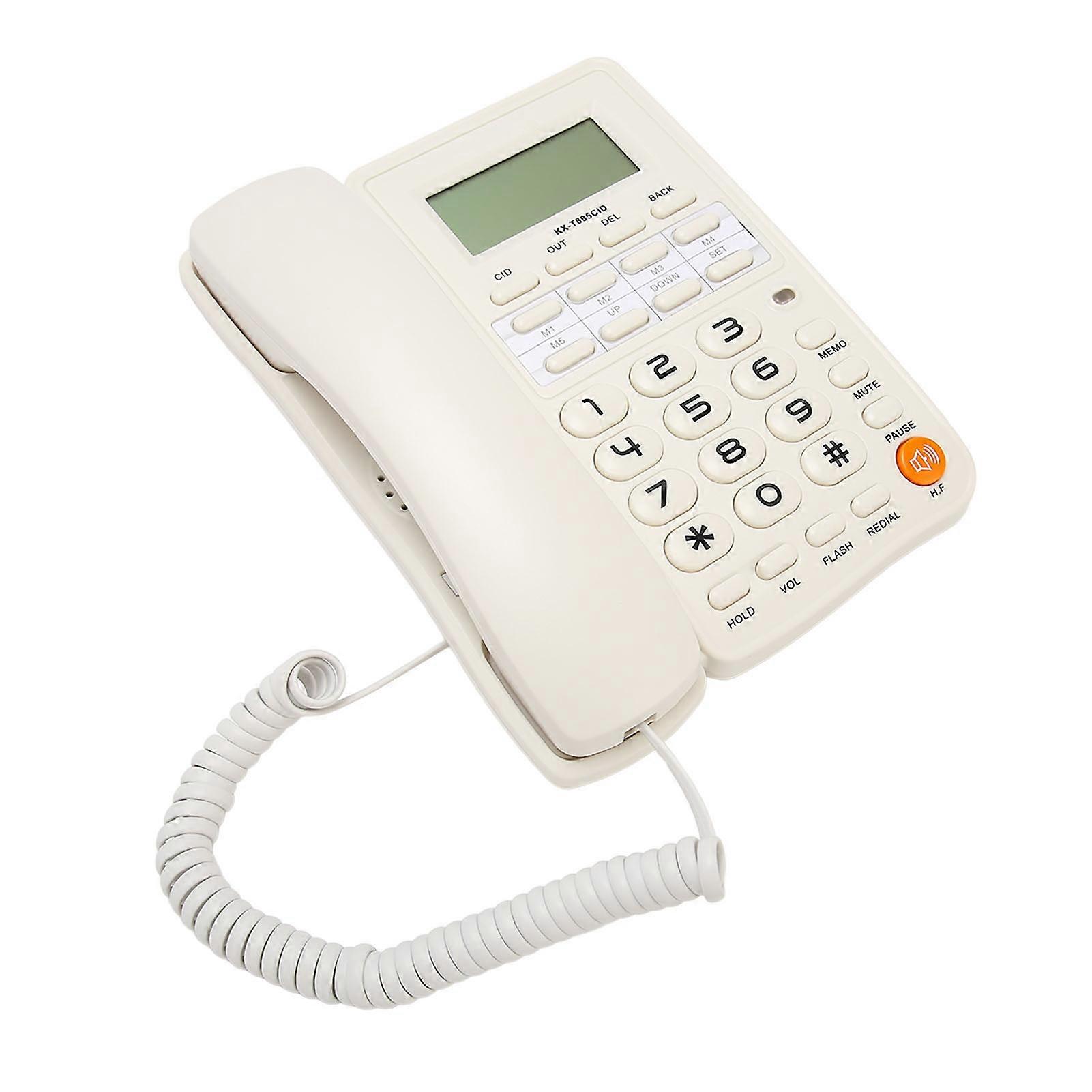 Corded Phone Landline Telephone Big Button Wired Phone for Household ...