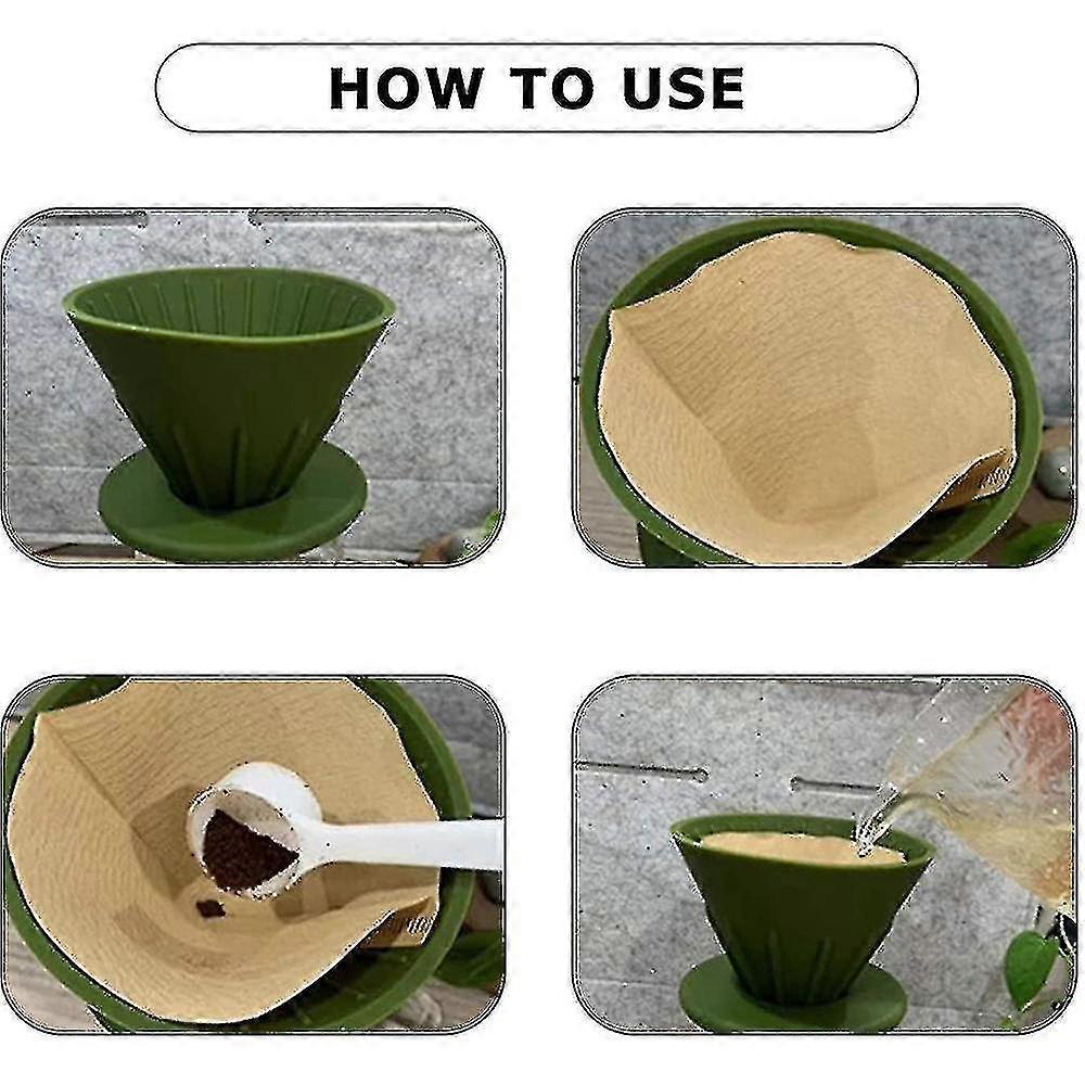 Silicone Coffee Filter, Hand Coffee Funnel, Foldable Silicone Coffee ...