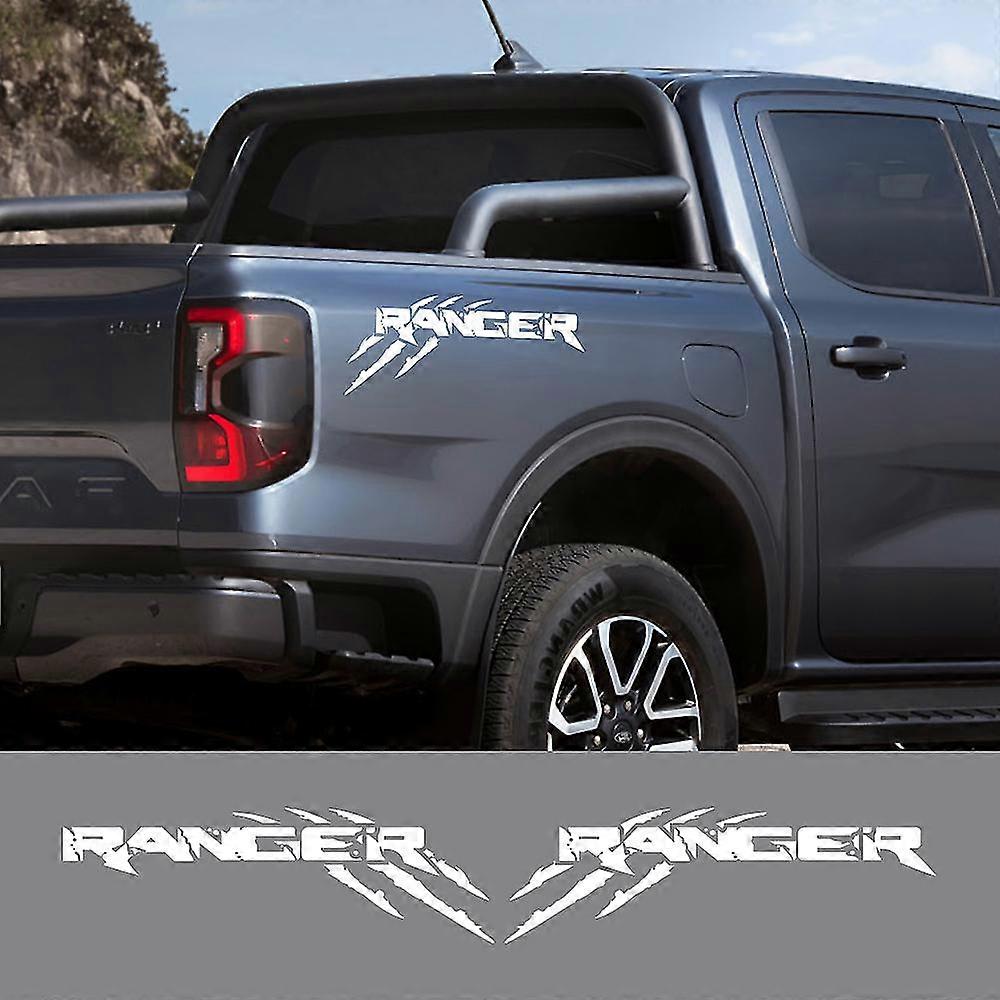 Pickup Box Side Stickers For Ford Ranger Raptor Car Decals Truck Rear ...