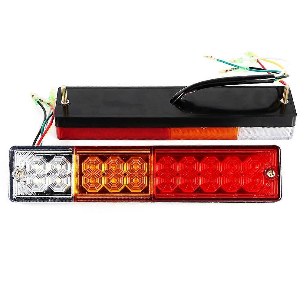 2pcs LED Tail Rear Reverse Lights Turn Ute Truck Trailer Caravan ...