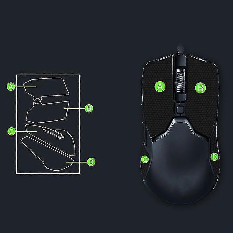 Mouse Grip Tape Skate Handmade Sticker Non Slip Suck Sweat For Razer ...