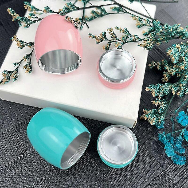 Mini Memorial Urn Aluminum Alloy Threaded Lid Pet Cremation Urns ...
