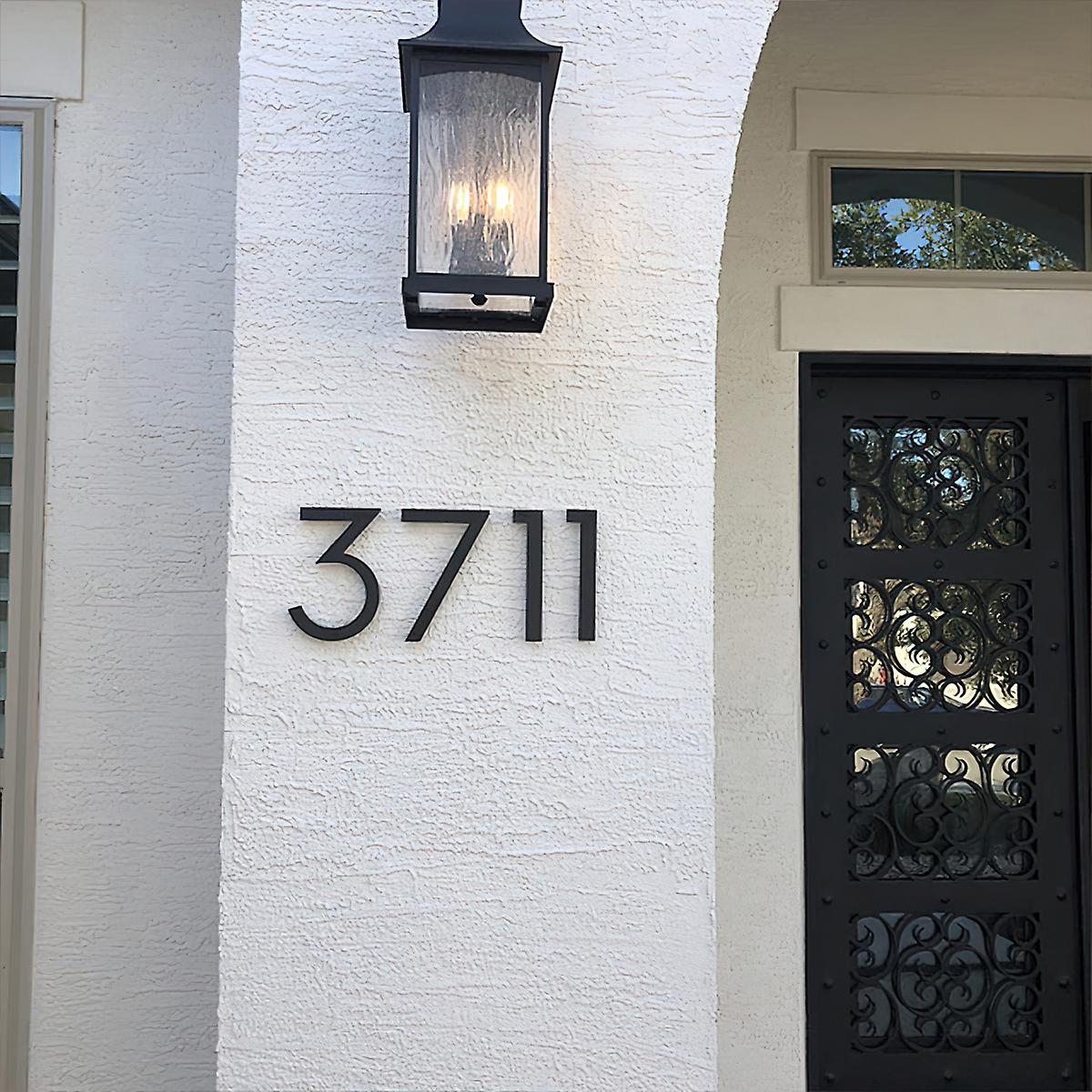 Large Floating Address Number For House Or Hotel Aliuminum 6 Inch 15cm ...