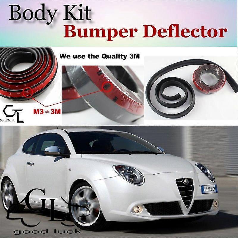 Bumper Lip Deflector Lips For Alfa Romeo MiTo AR Furiosa Front Spoiler ...