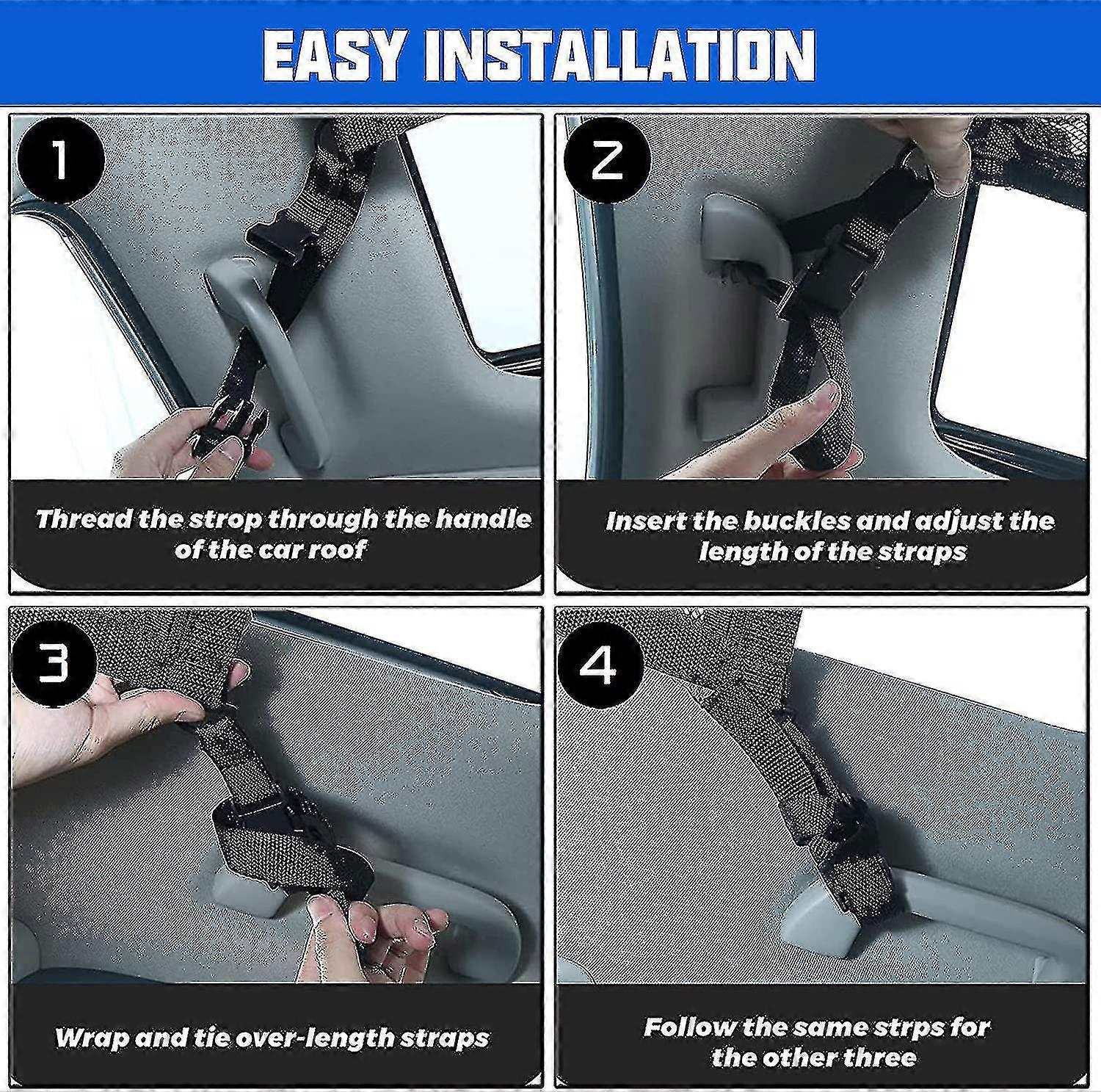 Car Ceiling Cargo Storage Net - Interior Car Roof Storage Zipper ...
