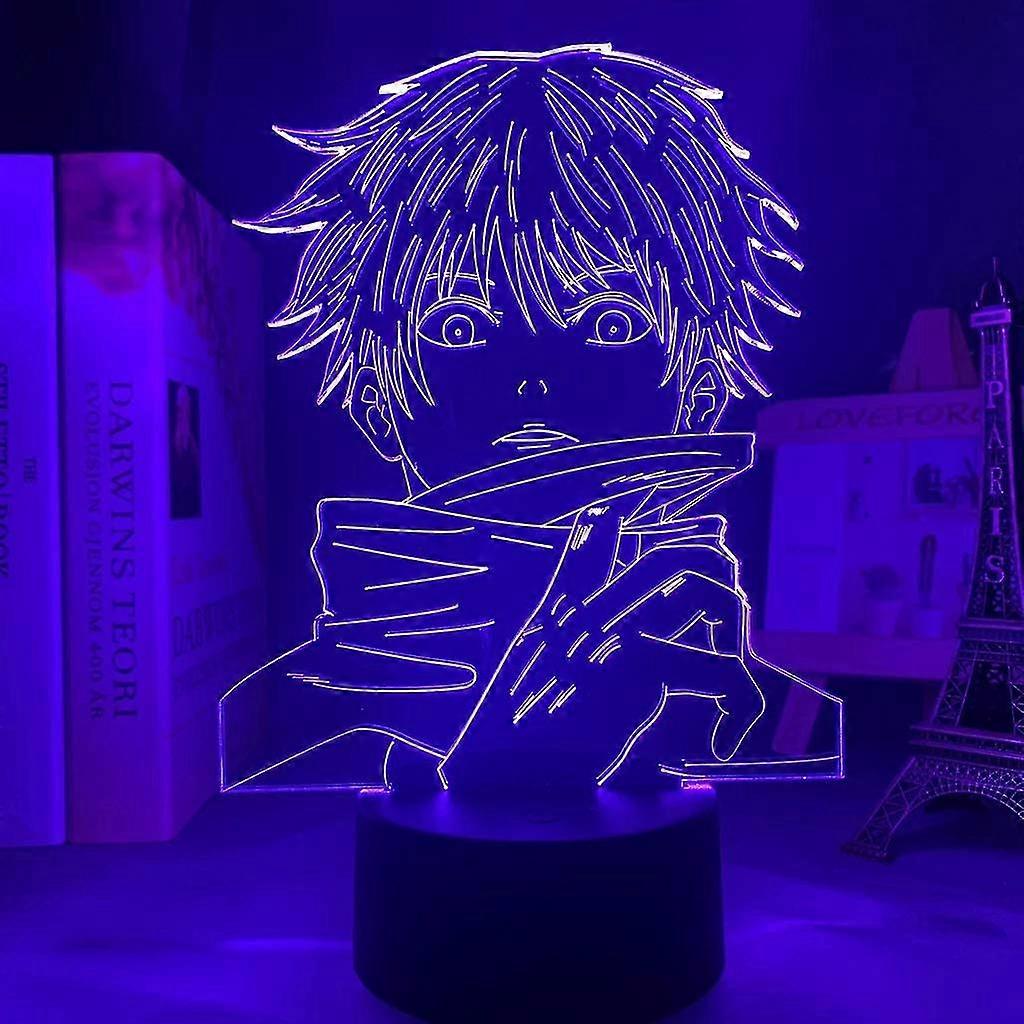 Anime Jujutsu Kaisen Satoru Gojo Lamp Cool 3d Illusion Night Lamp Home ...