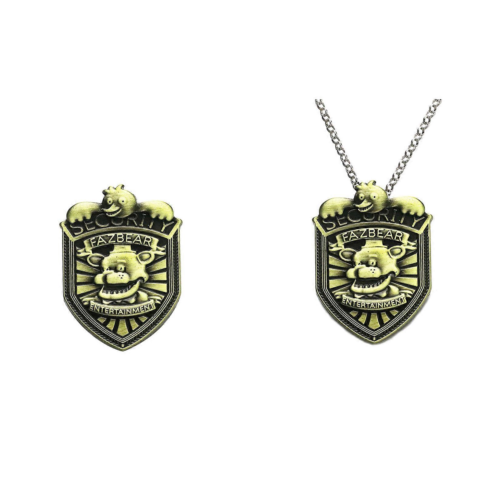 FNAF Security Guard Badge - Freddy Fazbear's Night Guard Pin Kids Toys ...