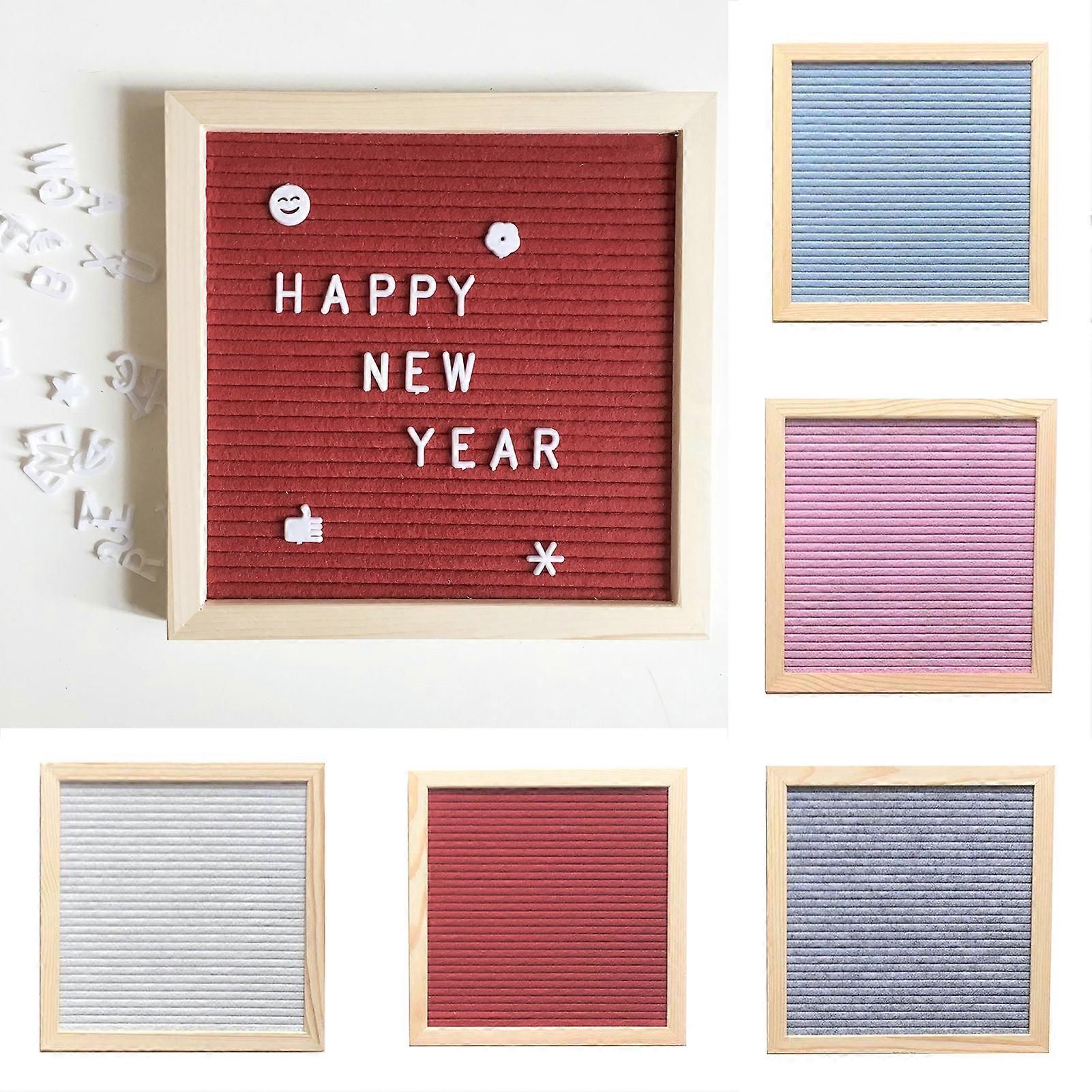 Handmade Square Frame Felt 460 Letter Set Message Board with Bracket ...