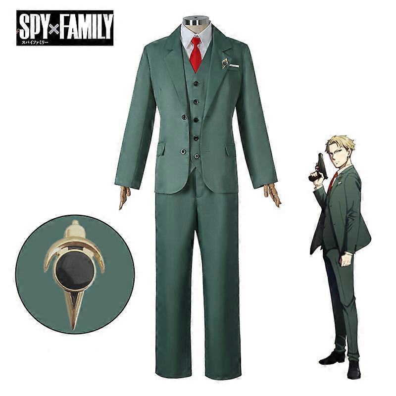 Anime Spy X Family Loid Forger Cosplay Uniform Costume Men's Suit and ...