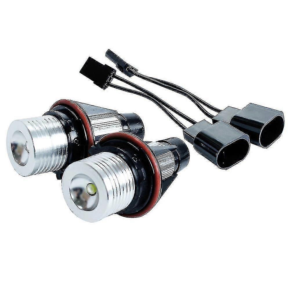 2pcs Led Angel Eyes Marker Lights Bulbs For E39 E53 E60 E61 E63 E64 E65 E66 E87 525i 530i Xi ...