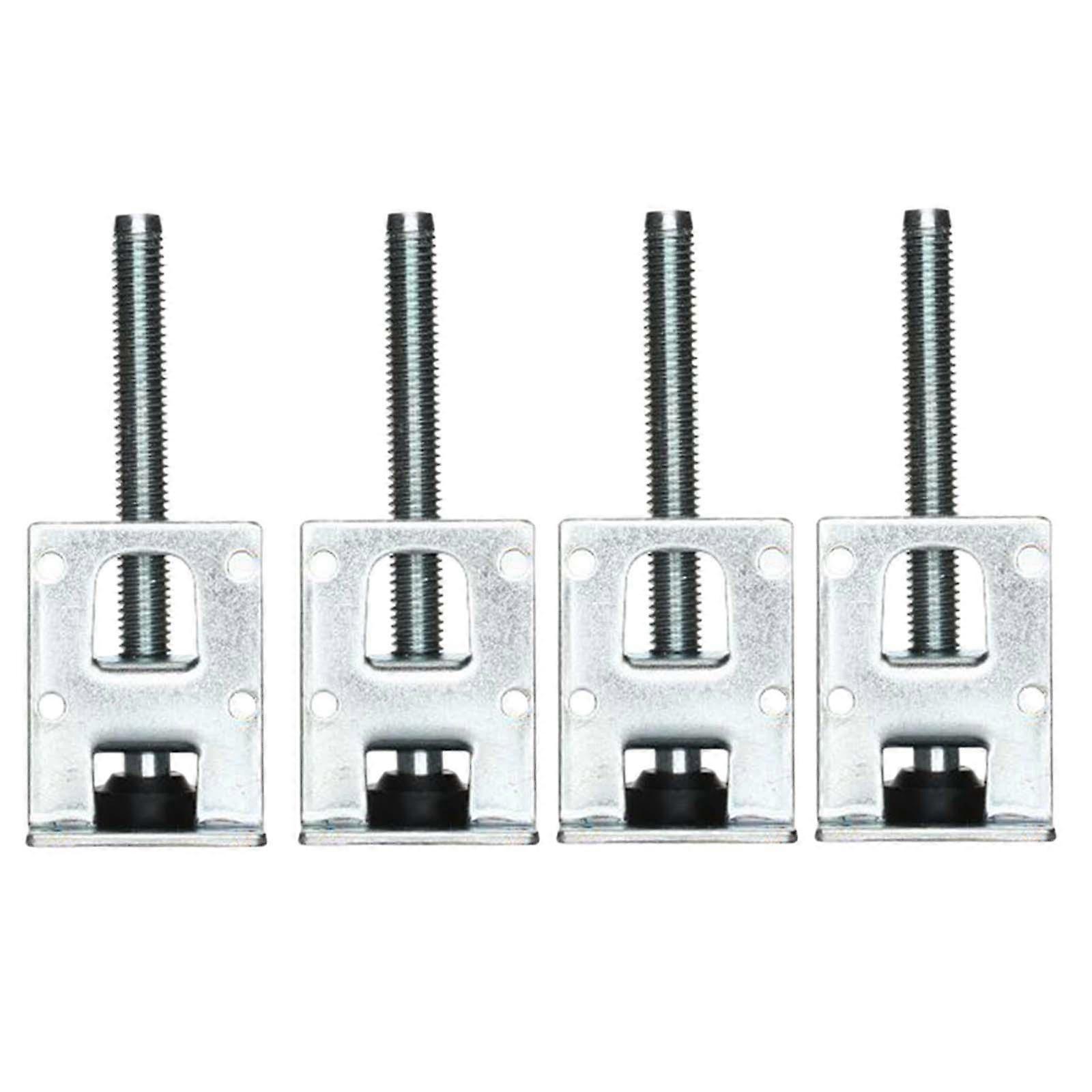 4x Table Leg Leveler Leveler Feet Steel Desk Leg Riser Leveling Legs ...