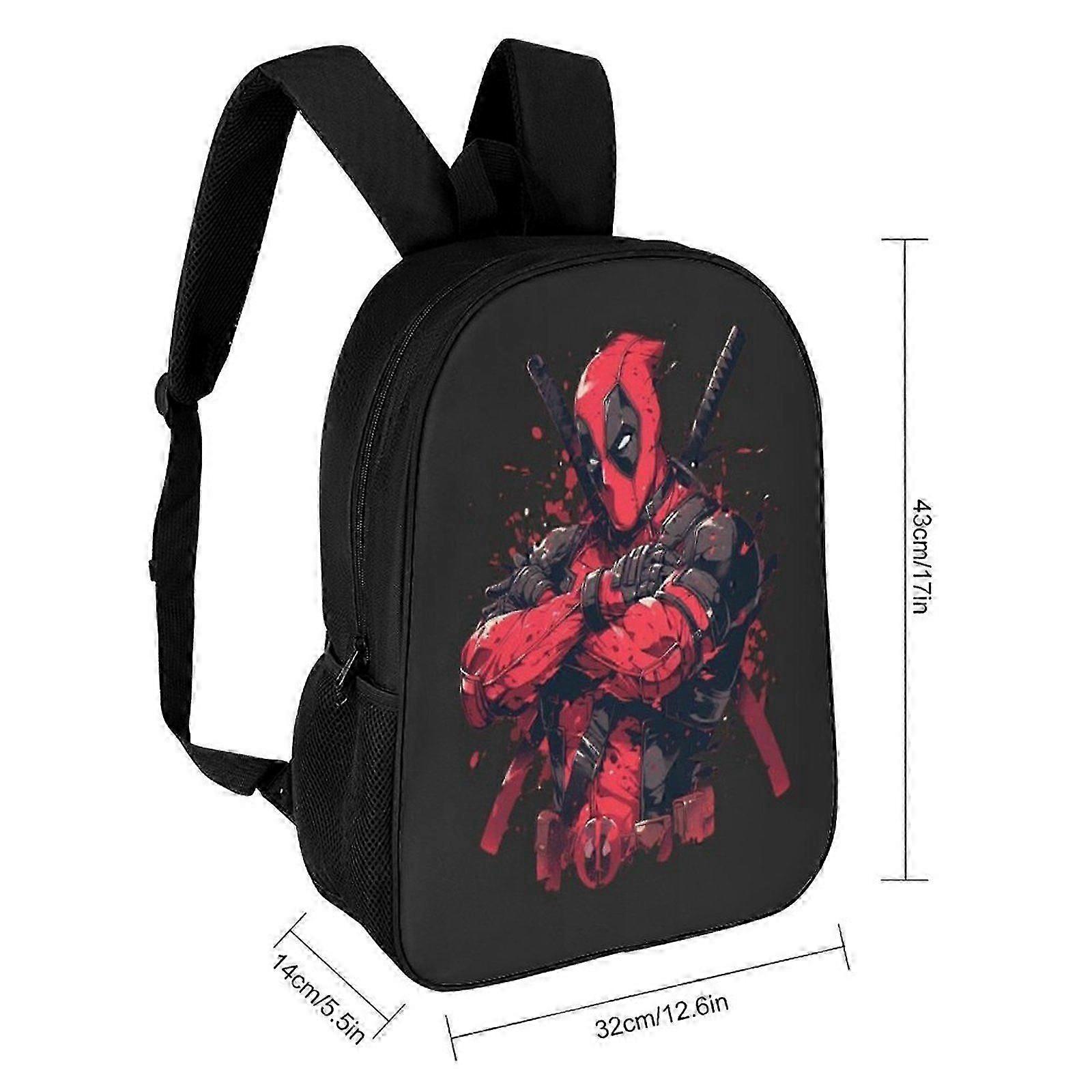 i2824 Deadpool Backpack Shoulders DaypackBag Work Travel Classic Unisex ...