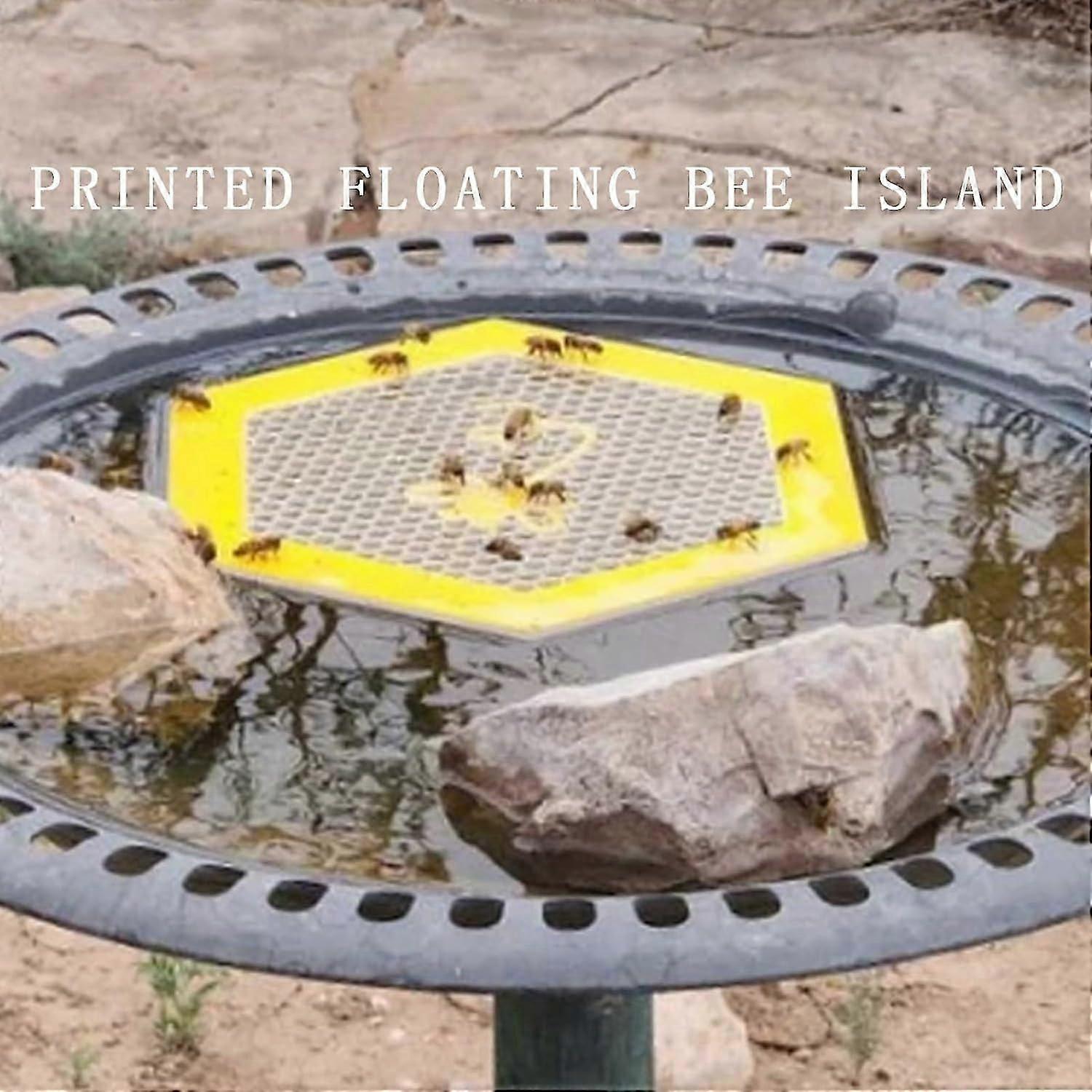 3D Printed Floating Bee Island Bee Waterer, Bee Cups for Garden, Bee ...