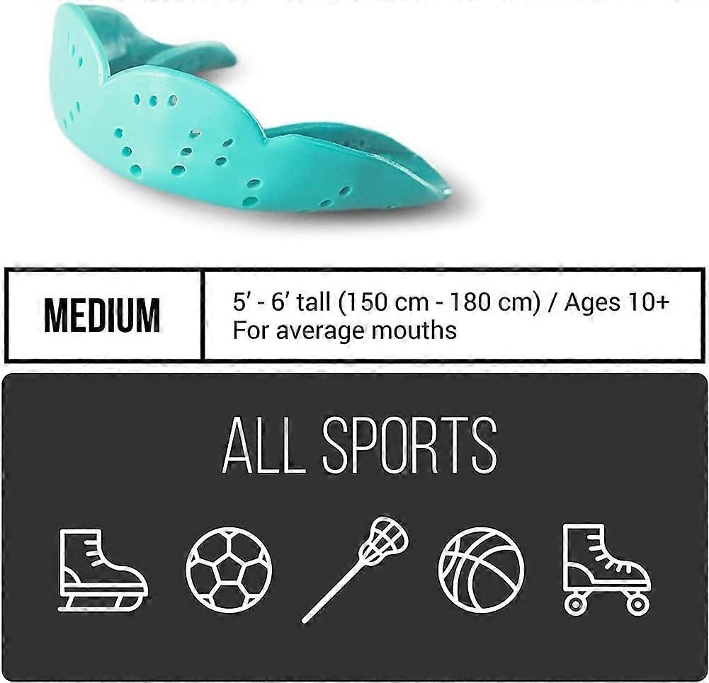 Sports Mouth Guard EVA Dental Guard Adult Mouth Protector Teeth Clip ...