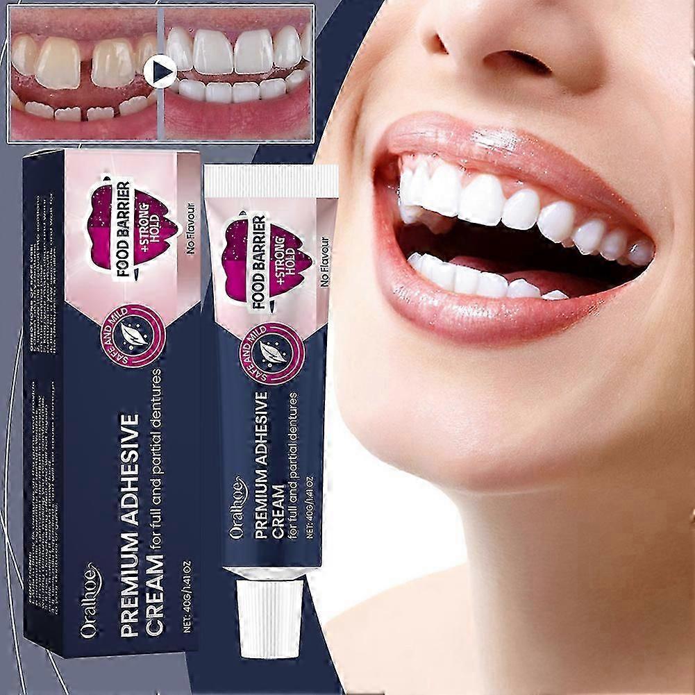 Super Grip Denture-Adhesive Cream Waterproof Denture-Adhesive Cream for ...