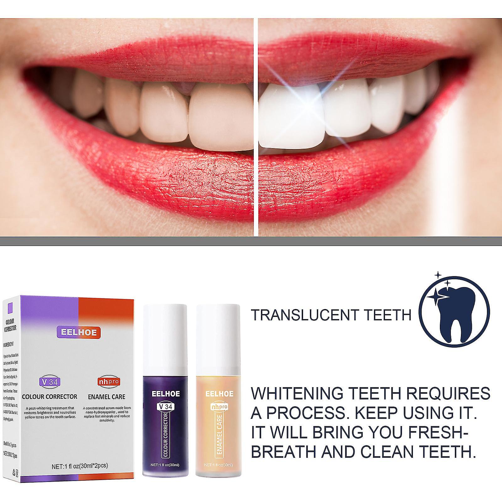 New- Eelhoe V34 Toothpaste Repair Teeth Repair Oral Cleaning Purple ...