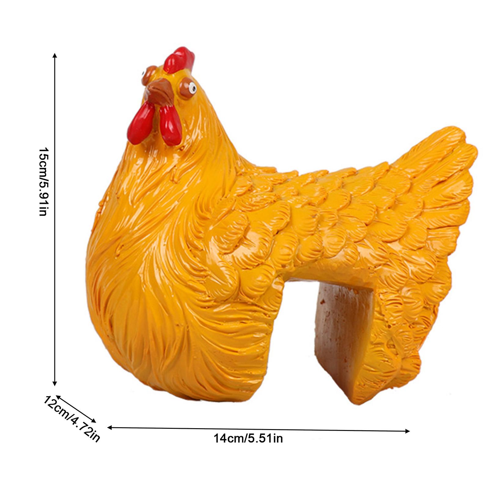 Stige Kylling Decor Harpiks Kylling Statue, gård Indretning Klip Stige ...