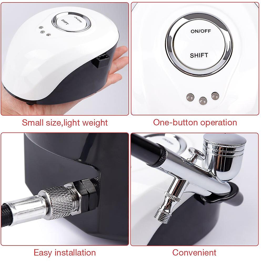 Pro Airbrush Makeup Kits Air Compressor Spray Makeup Gun Set för ...