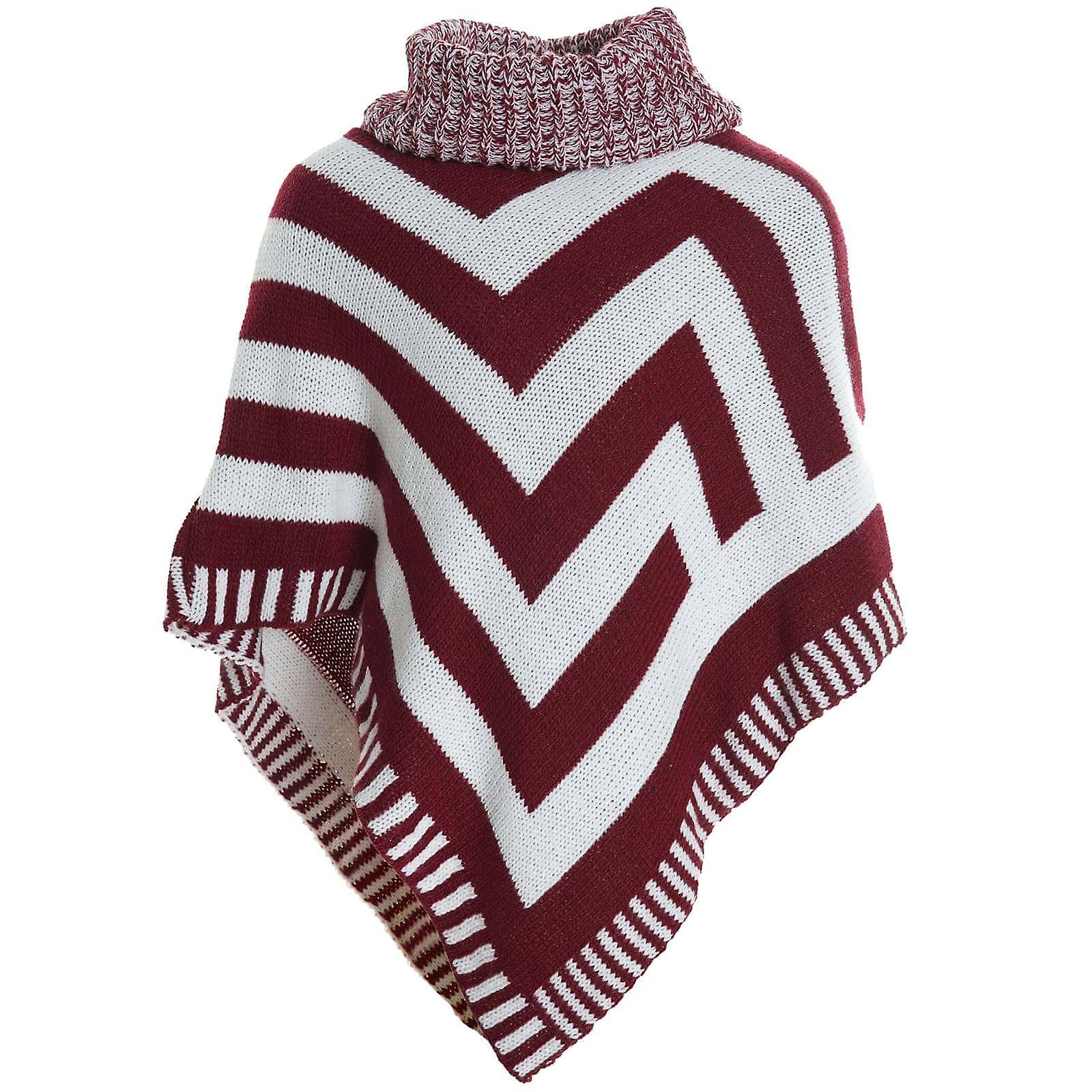 Girl's poncho with shawl collar | Fruugo UK