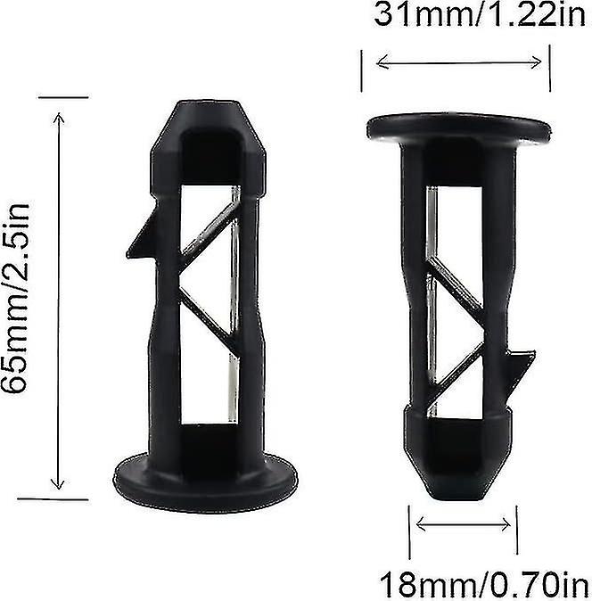 10 Pieces Wheelie Bin Lid Hinge Pins 65mm X 18mm Plastic Outdoor Bin ...