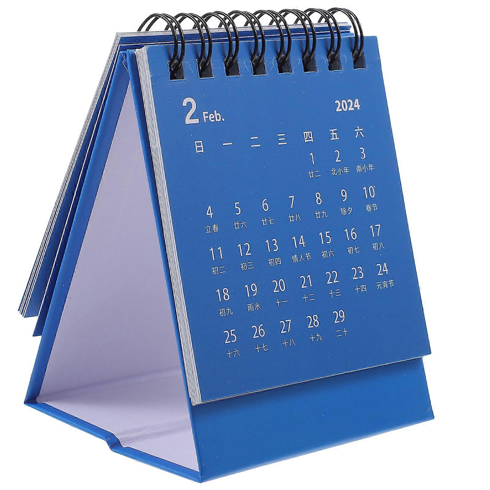 Mini Kalender 2024 Bordplade Lille Kalender Dekorativ ...