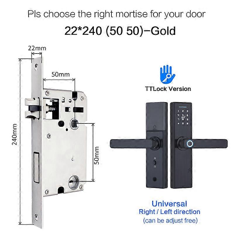 Tt Lock App Wifi Smart Fingerprint Door Lock, Electronic Door Lock ...