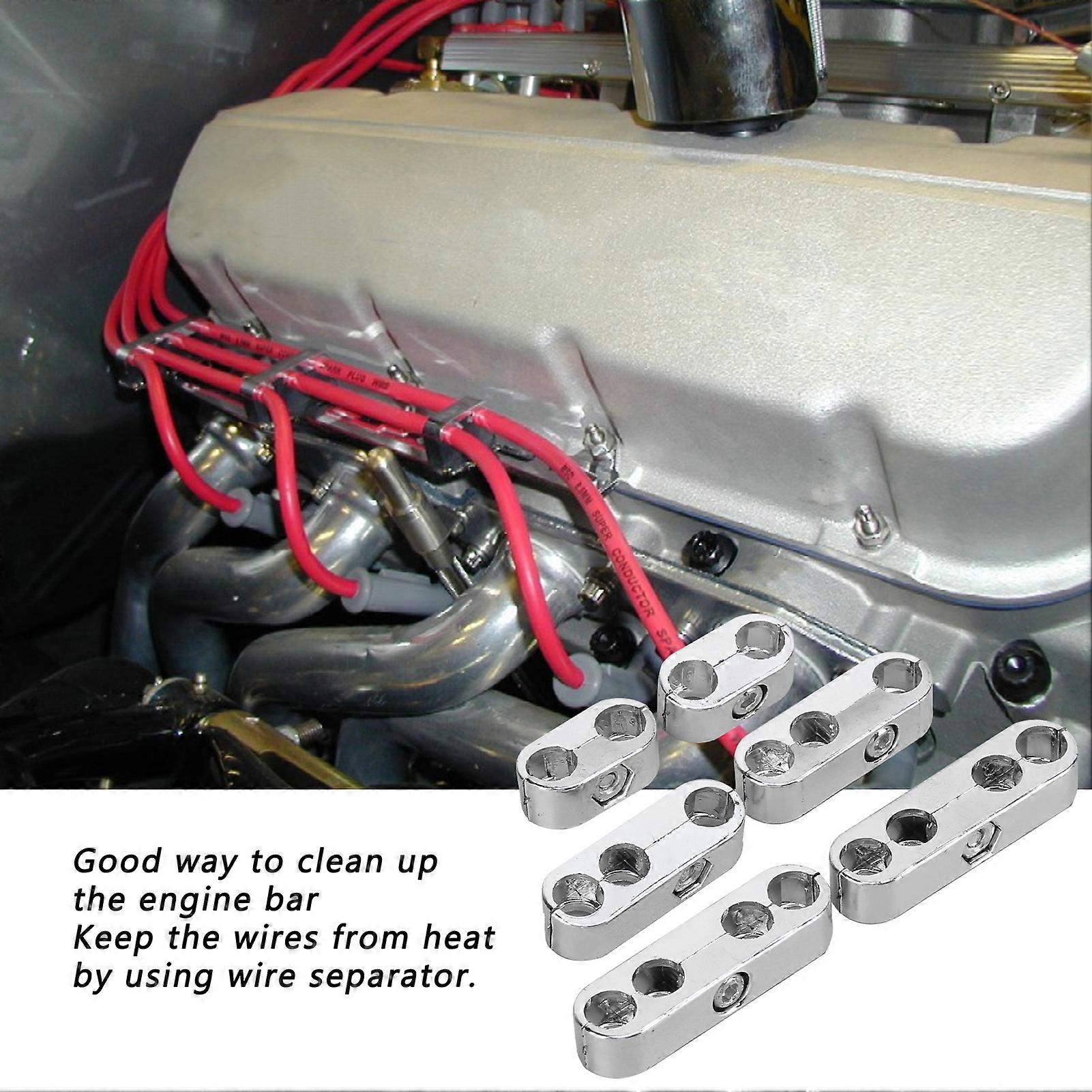 7mm 8mm Spark Plug Wire Separator Divider Clamp ClipIn Type Universal ...