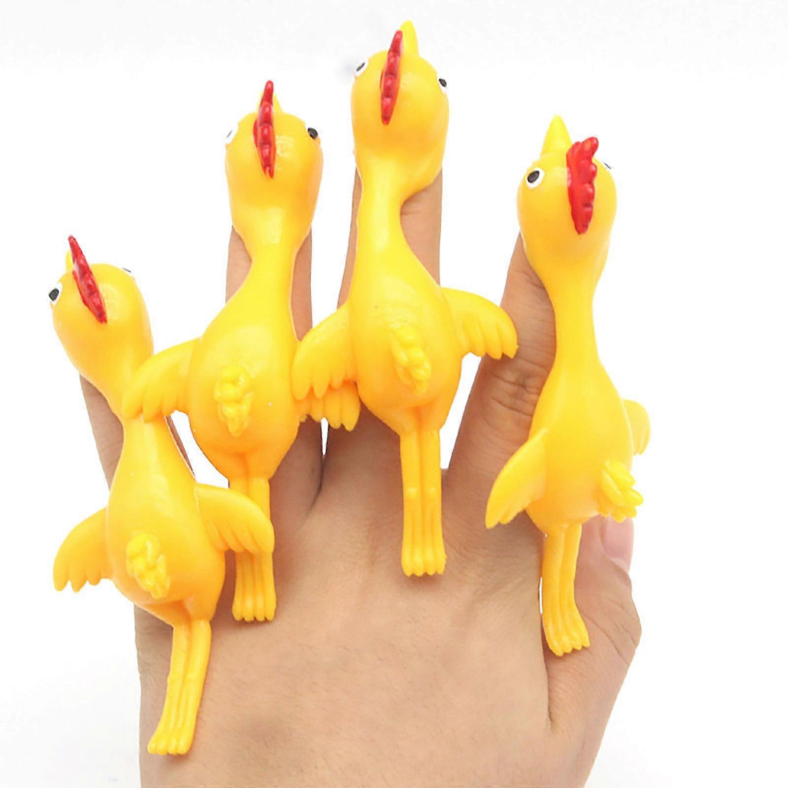 Rubber Chicken Flick Chicken Flying Chicken Flingers Stretchy Christmas ...
