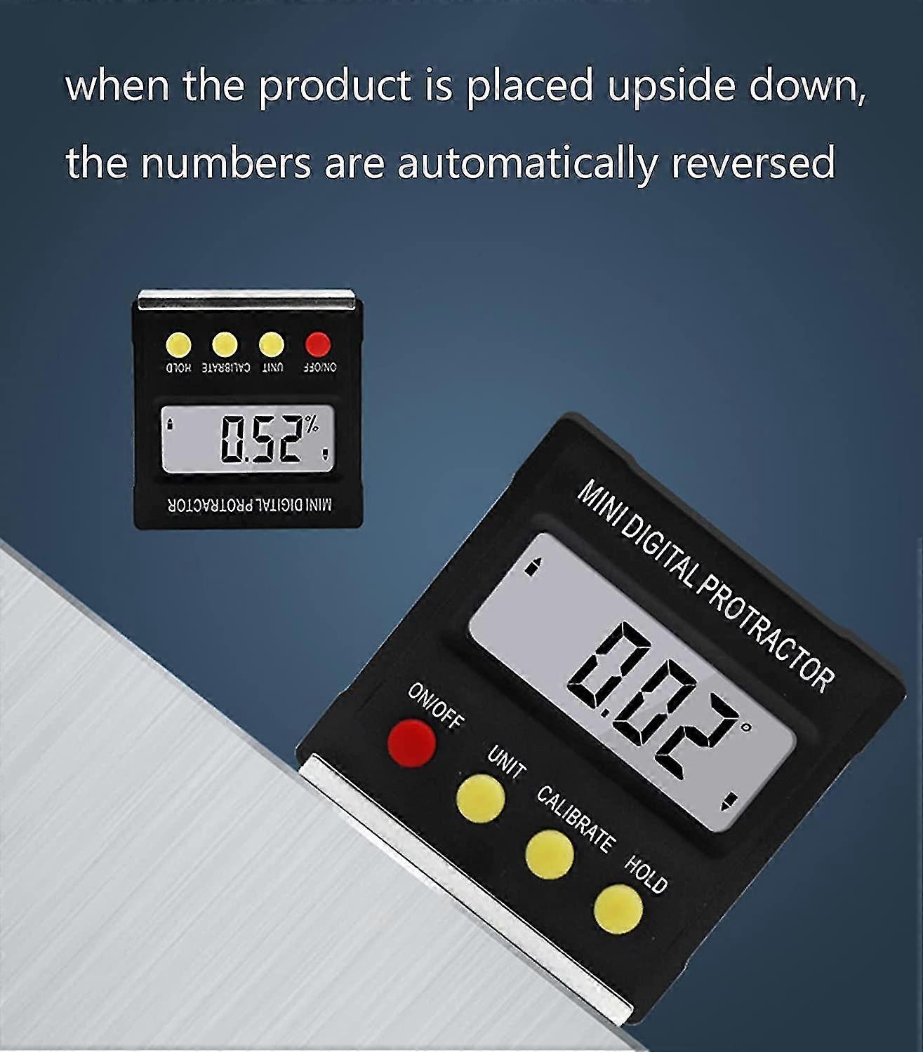 Mini Inclinometer Electronic Digital Display Magnetic Angle Display 4 X ...